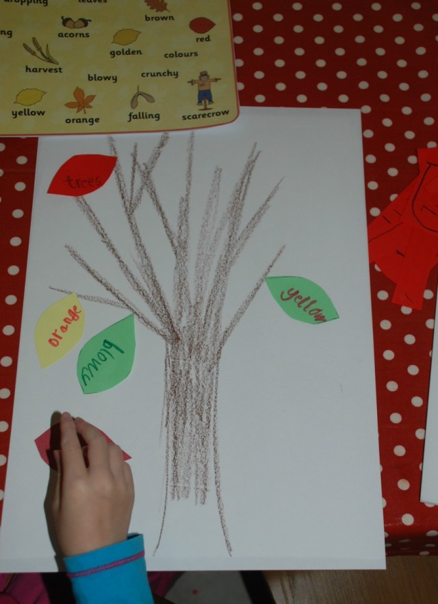 Encouraging my little book worm with Autumn words | ofamily learning ...