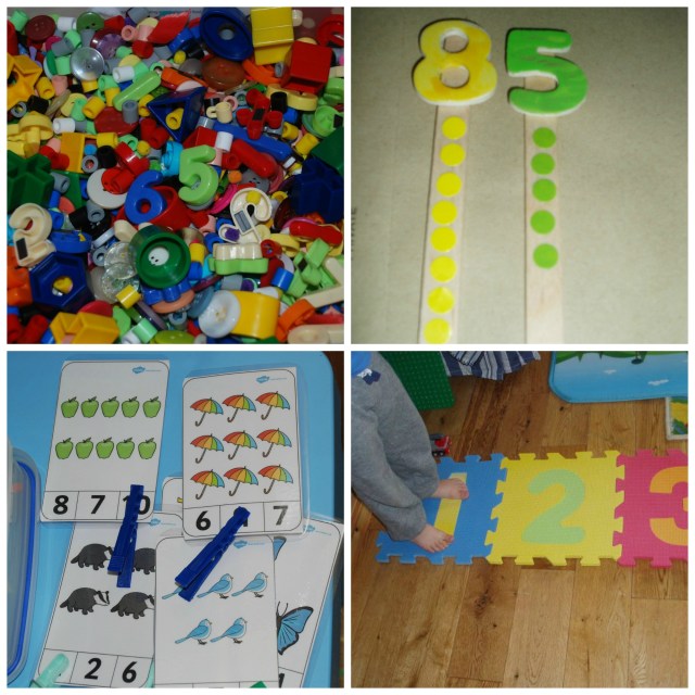 Number learning activities | ofamily learning together