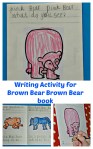 Making a Brown Bear Brown Bear mini-book | ofamily learning together