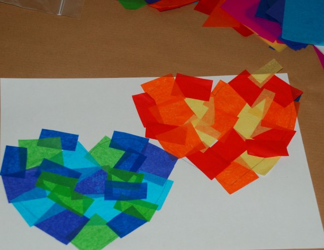 Heart cards for children | ofamily learning together