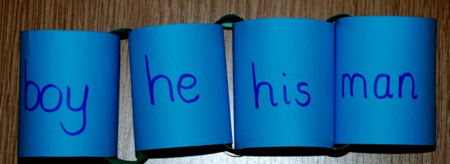 Paper chain learning | ofamily learning together