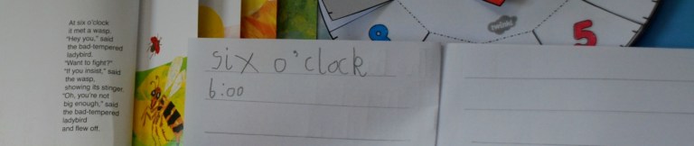 The Bad-Tempered ladybird clock and mini book | ofamily learning together