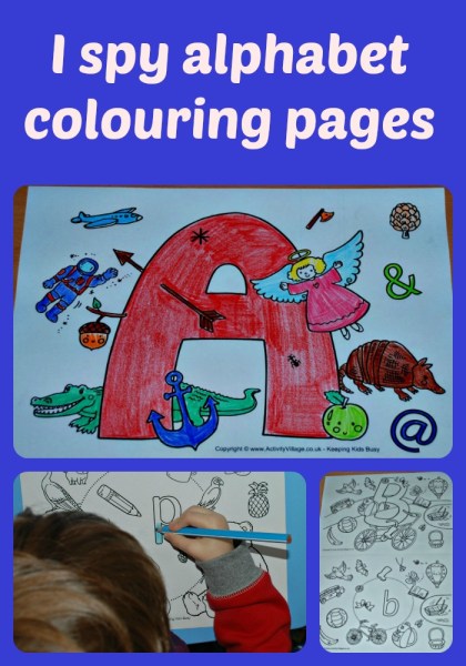 I Spy Alphabet pages | ofamily learning together