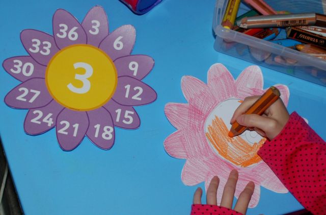 Multiplication and Division Flower Learning Aids | ofamily learning ...