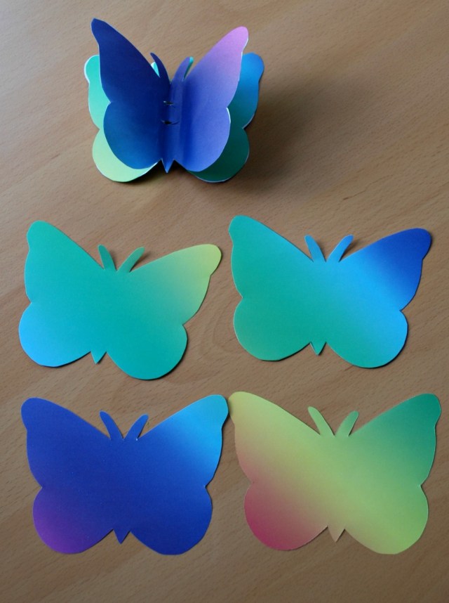 Rainbow Butterfly Craft Ofamily Learning Together