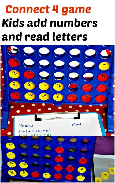 Connect 4 learning fun | ofamily learning together