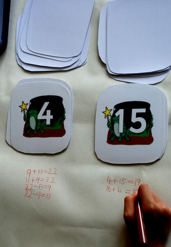 Maths Practice with random sums | ofamily learning together