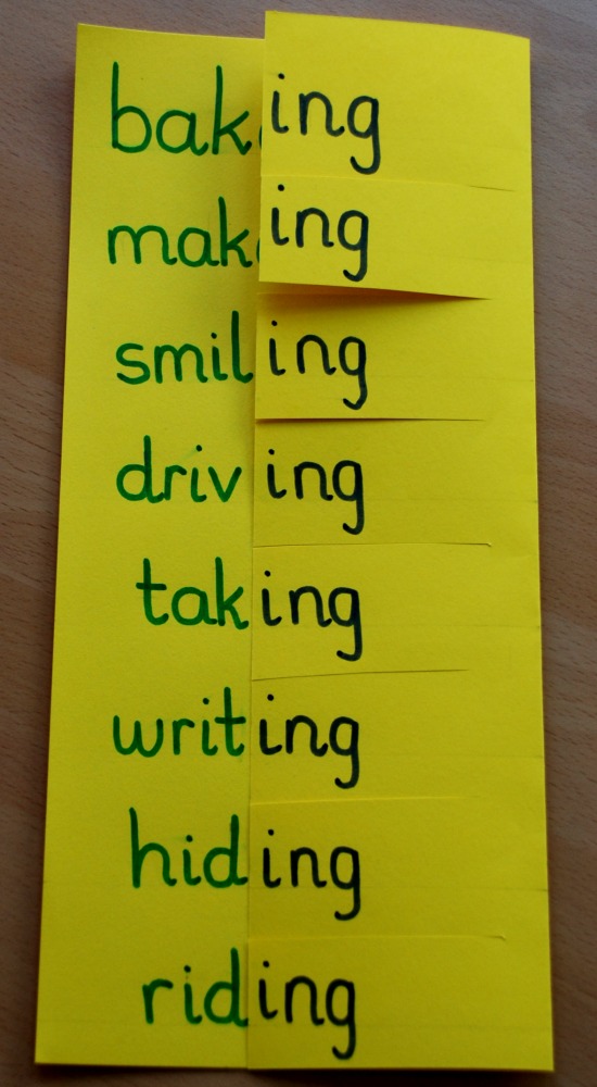 Add ing and drop the e | ofamily learning together