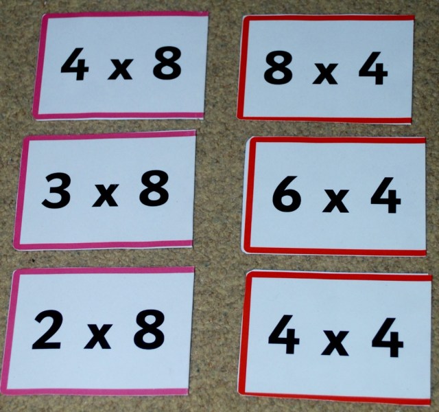 Multiplication and Division Folding cards | ofamily learning together