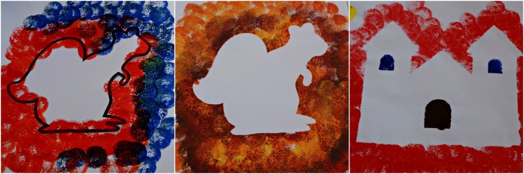 Templates and Paint Dabbers | ofamily learning together