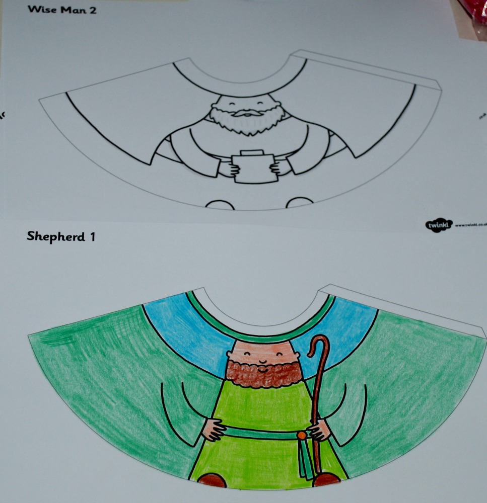 Nativity Cone People | ofamily learning together