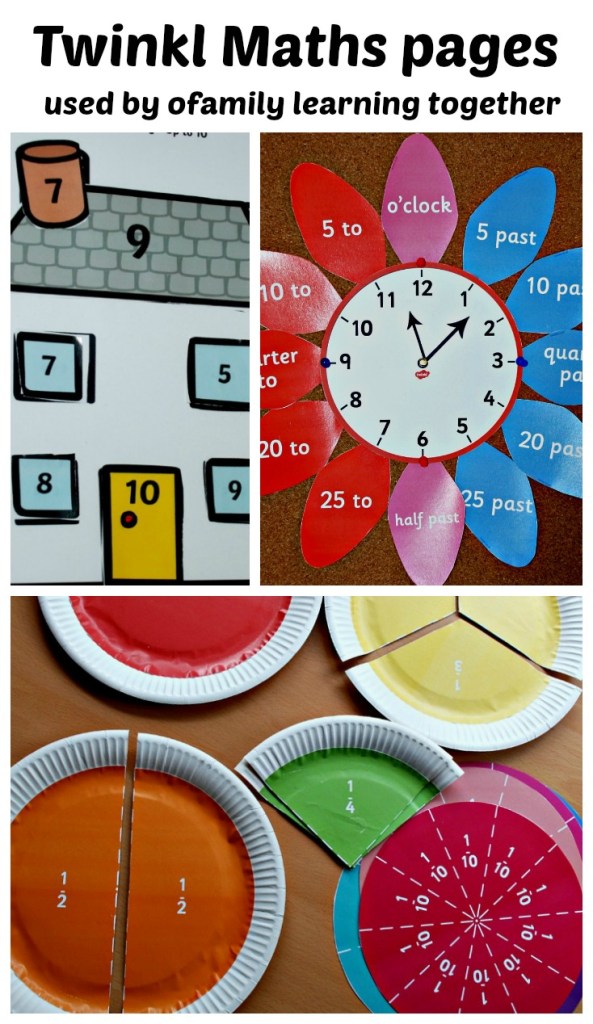 Maths pages from the Twinkl website | ofamily learning together