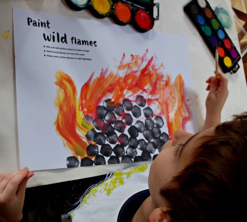 Painting-in Book (easy art) – we Love this book !!! | ofamily learning ...