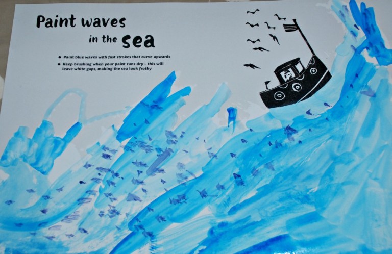 Painting-in Book (easy art) – we Love this book !!! | ofamily learning ...