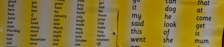 Common Word poster games | ofamily learning together