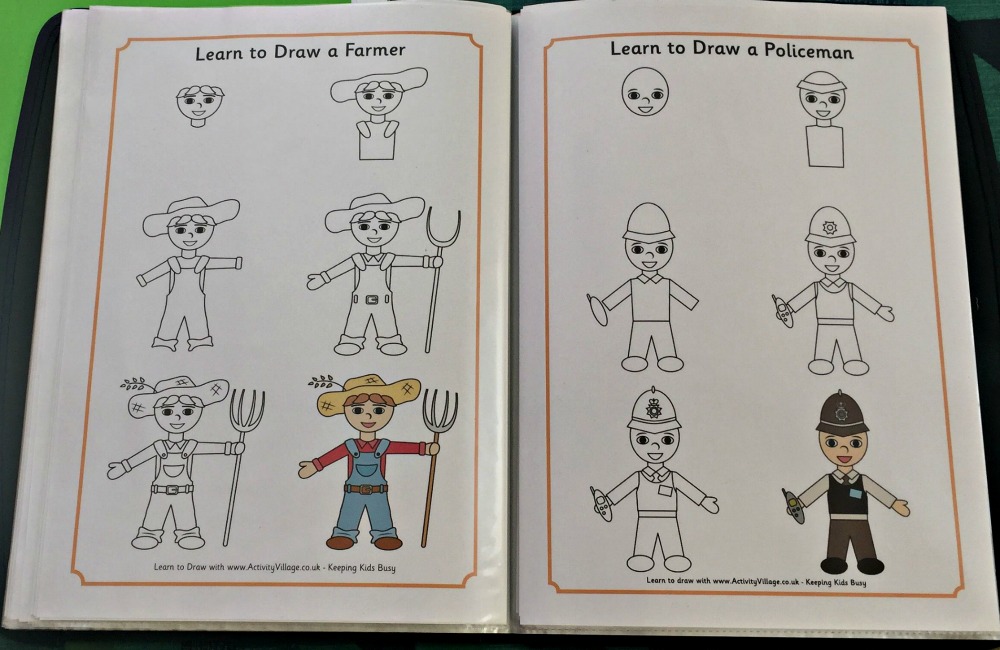 Make your own Learn to Draw Book | ofamily learning together