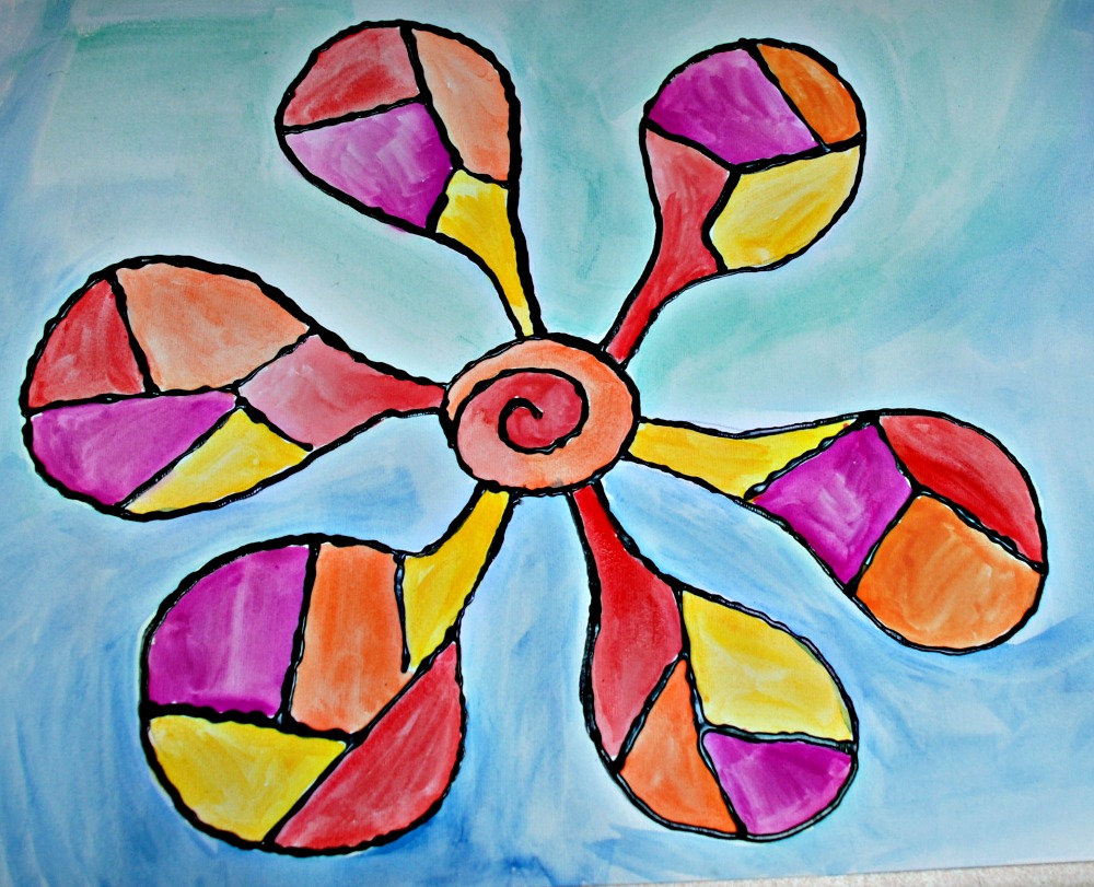 Stained glass window paintings for children | ofamily learning together