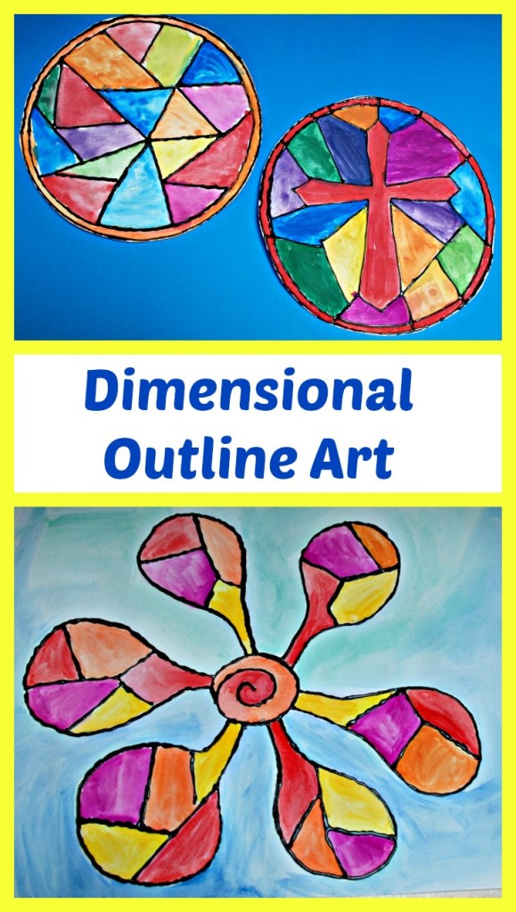 Stained glass window paintings for children | ofamily learning together