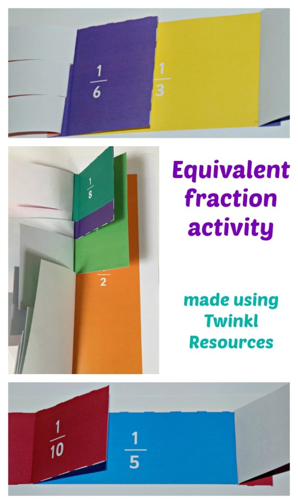 Equivalent Fraction Learning Activity | ofamily learning together