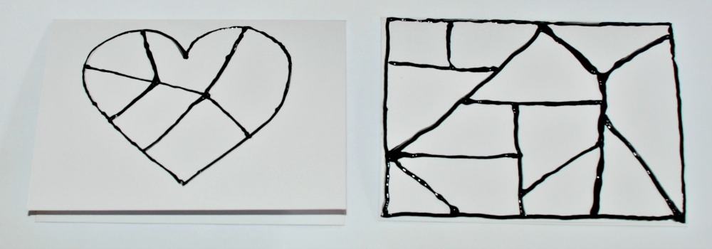 Birthday Cards with Dimensional Paint | ofamily learning together