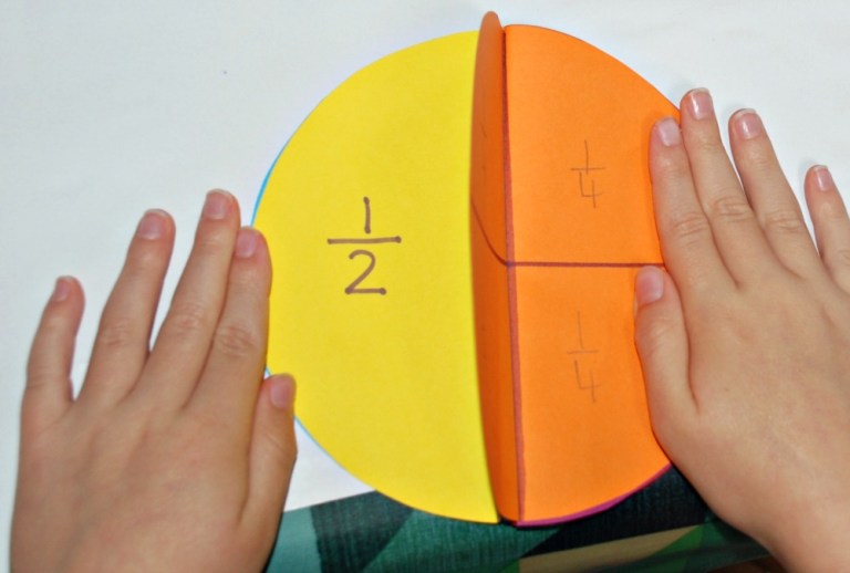 Fraction shapes | ofamily learning together