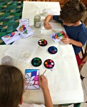 Birthday Cards with Dimensional Paint | ofamily learning together