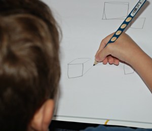 Extending our 3D shape activities into drawing | ofamily learning together