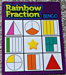 Rainbow Fraction Bingo | ofamily learning together