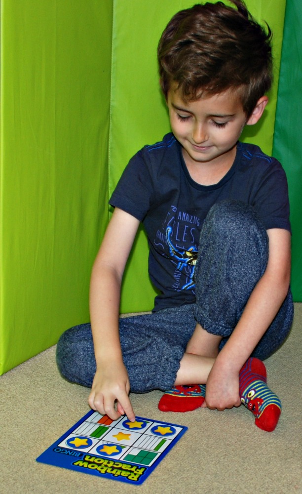 Rainbow Fraction Bingo | ofamily learning together