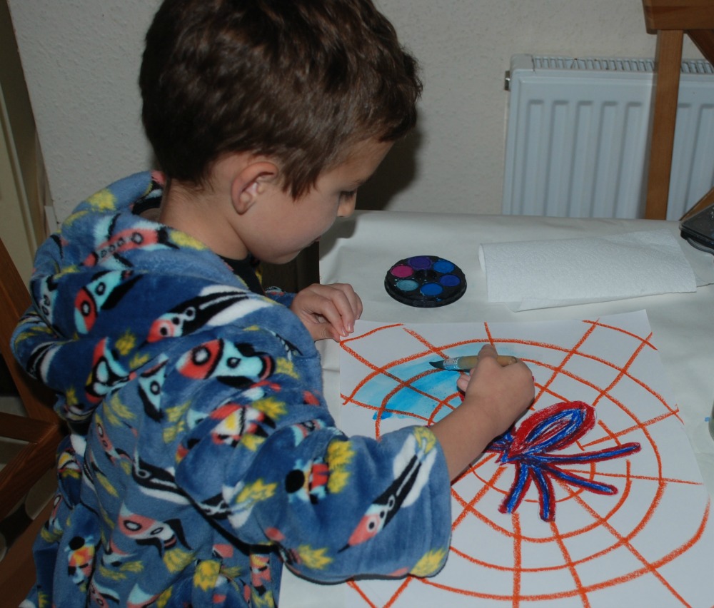 Spider Art | ofamily learning together