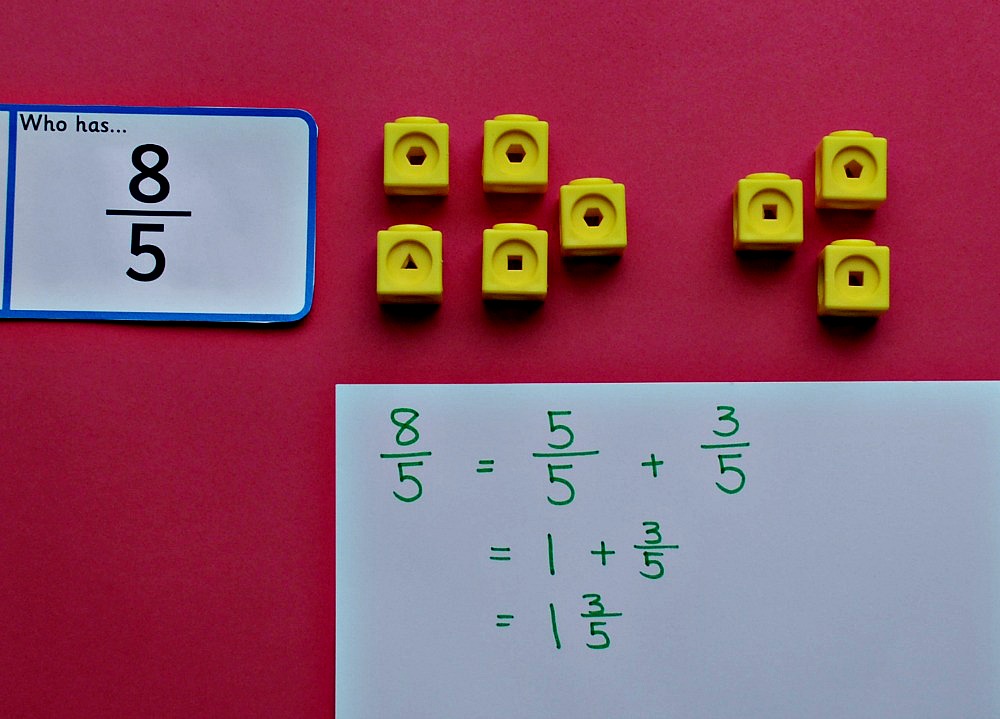 Improper Fractions | ofamily learning together
