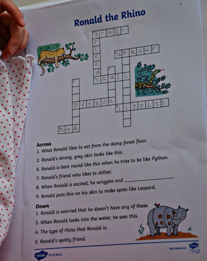 Ronald the Rhino Book and App Fun | ofamily learning together