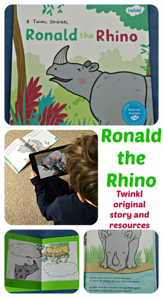Ronald the Rhino Book and App Fun | ofamily learning together