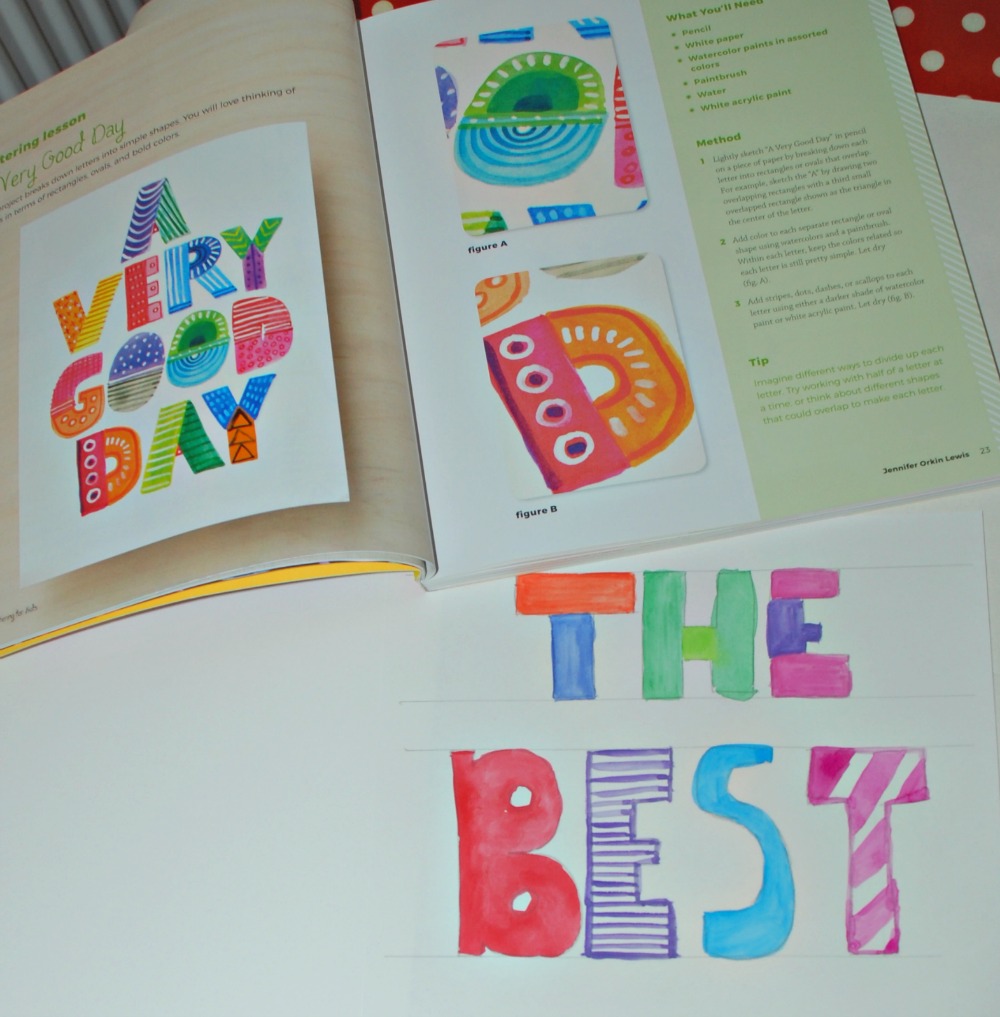 Creative Lettering For Kids | ofamily learning together