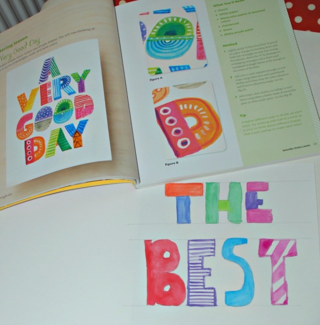 Creative Lettering For Kids | ofamily learning together