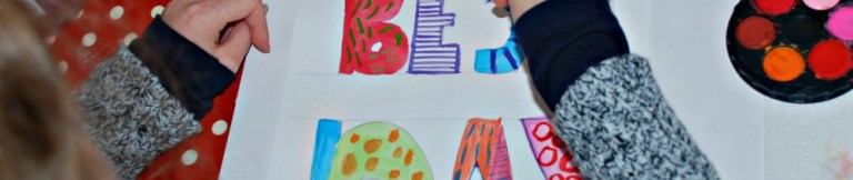 Creative Lettering For Kids | ofamily learning together