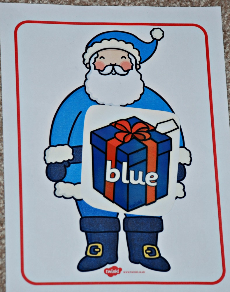 Colourful Santa again | ofamily learning together