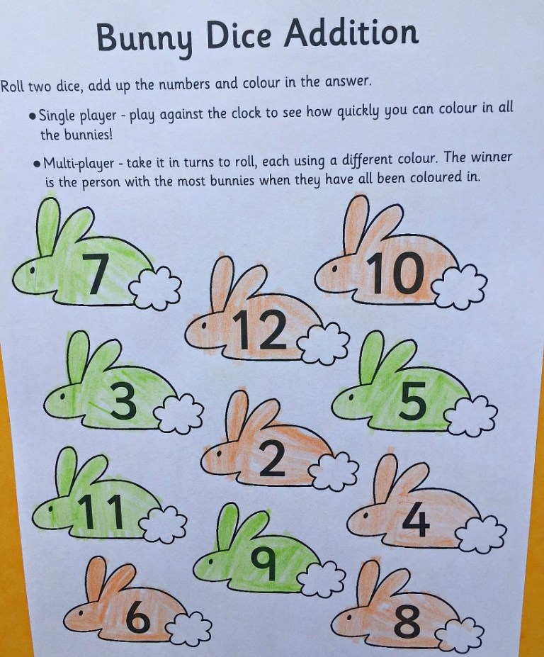 Easter themed Activity Village pages | ofamily learning together