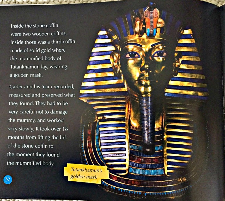 Tutankhamun Book and Art | ofamily learning together