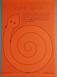 Skip Counting Spiral Snakes | ofamily learning together