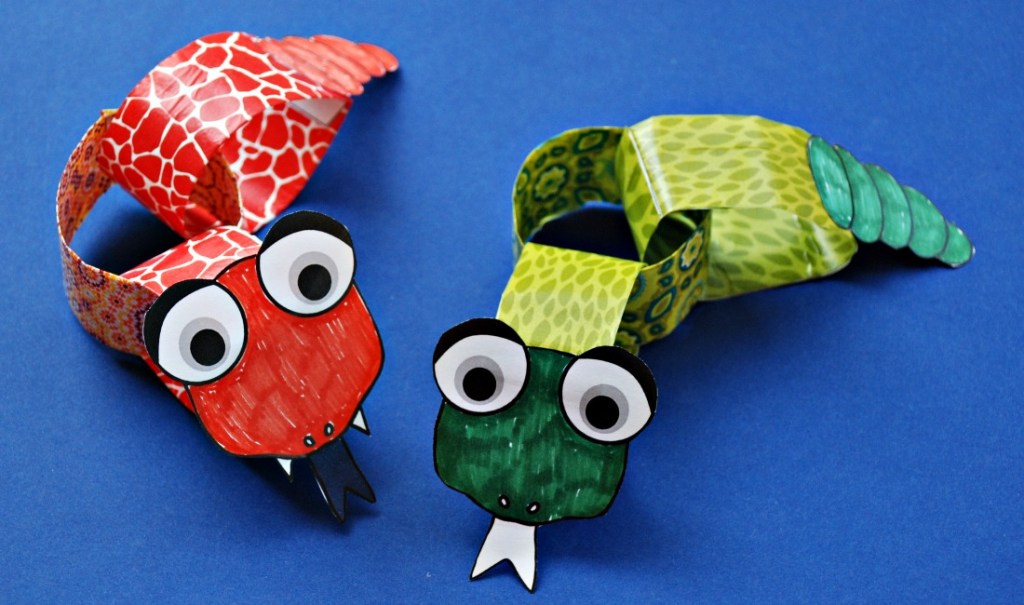 Snake Paper Chain from Twinkl | ofamily learning together