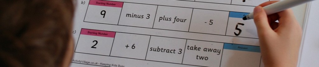 Mental Maths Gym pages from Activity Village | ofamily learning together