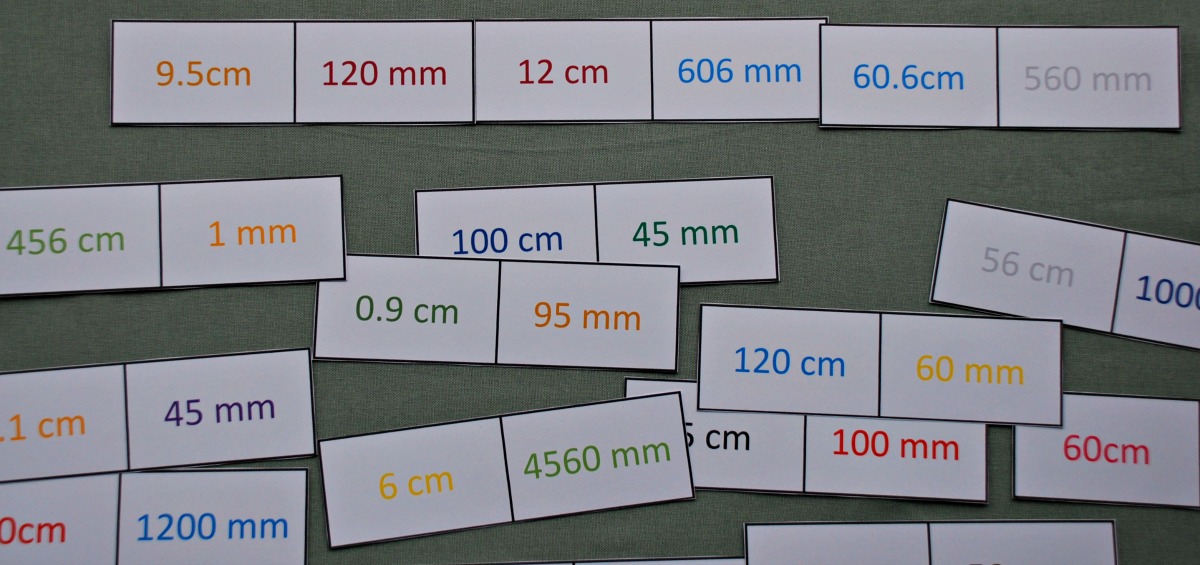 Free Measurement Dominoes | ofamily learning together
