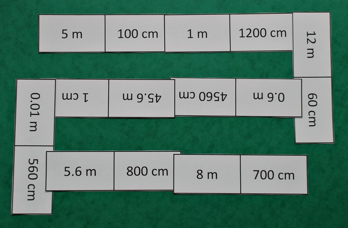 Free Measurement Dominoes | ofamily learning together