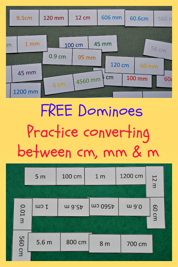 Free Measurement Dominoes | ofamily learning together