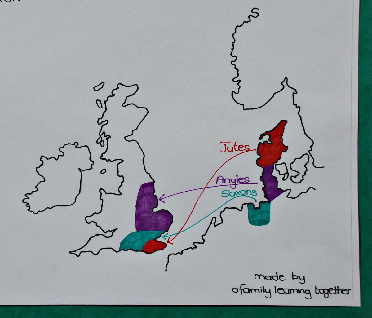 Anglo-Saxon Maps | ofamily learning together