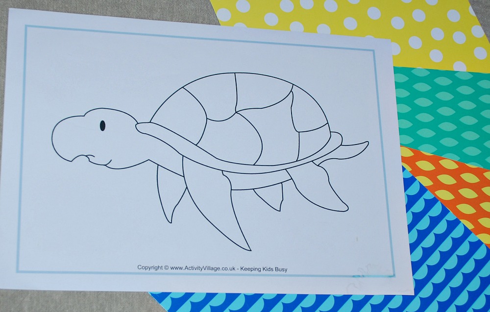 Fun, Easy, Colourful Paper Pictures | ofamily learning together