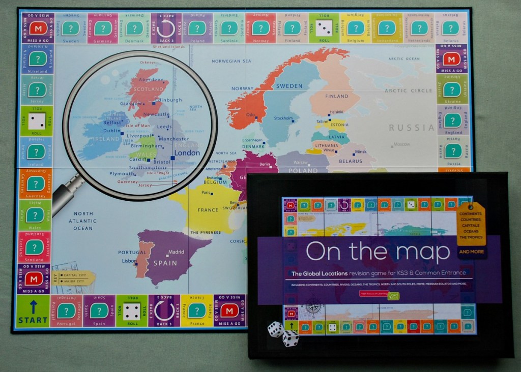 On the Map Board Game | ofamily learning together