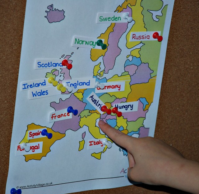 Map of Europe | ofamily learning together