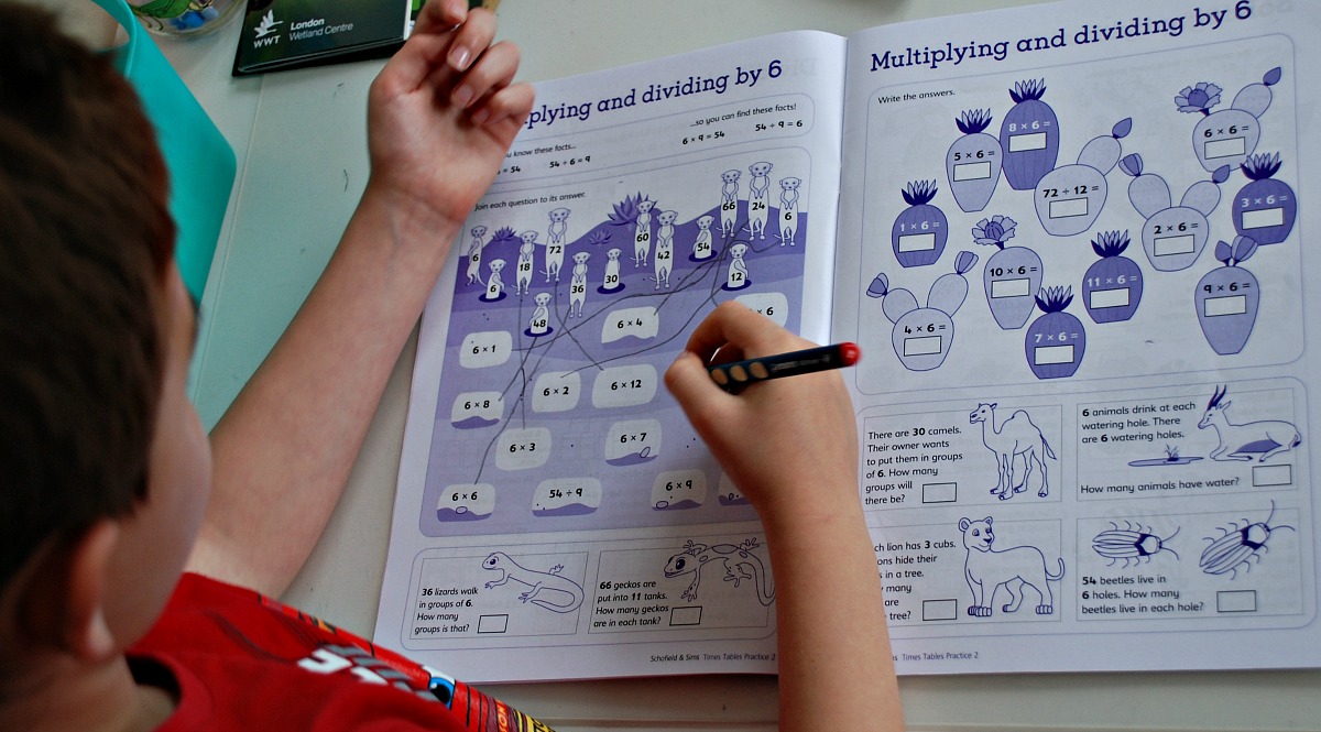 Times Tables workbooks | ofamily learning together